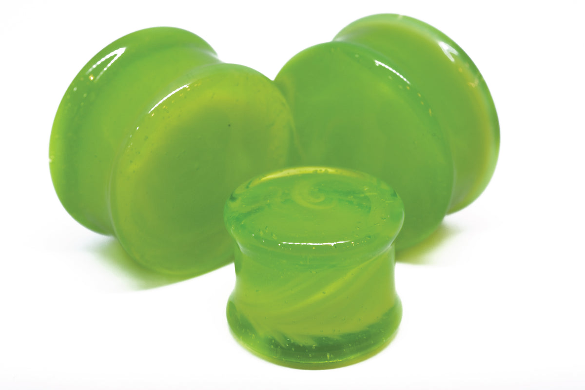Glass Wear Studio Plugs - Solid Color (Slime) – Spec Body Art (Tattoo ...